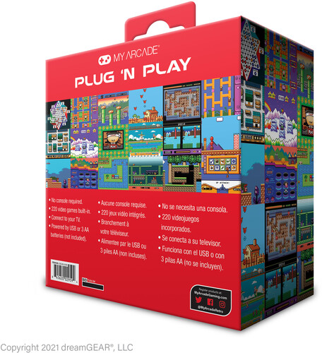Buy My Arcade DGUN-2959 Plug N Play Controller Retro Game System - 220 ...