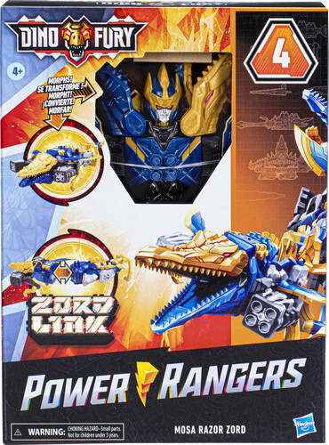 Buy Hasbro Collectibles - Power Rangers Dino Fury Mosa Razor Zord ...