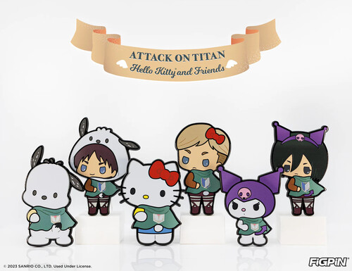 Buy FiGPiN - Attack on Titan x Hello Kitty and Friends - Hello Kitty ...