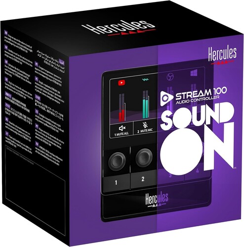 Buy Hercules Stream 100, Audio Mixer for Content Creators, Streaming ...