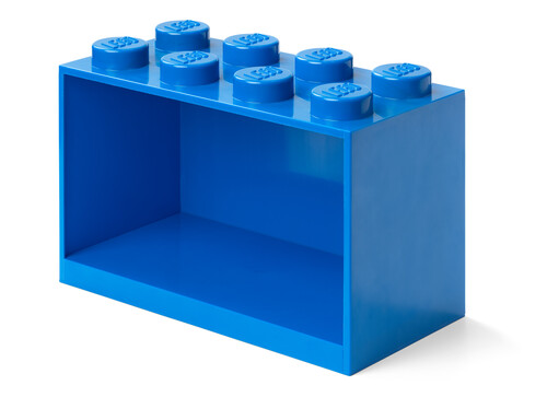 Buy LEGO Brick Shelf 8 Knobs, in Blue at GameFly | GameFly