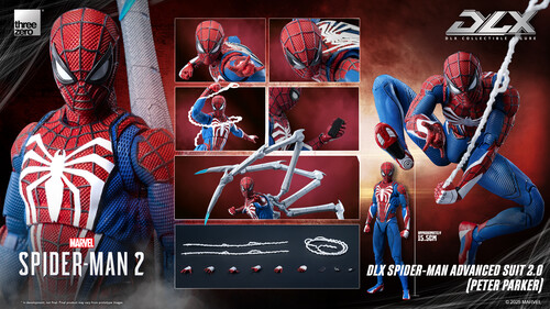 Buy Threezero - Spider-Man 2 - DLX - Spider-Man Advanced Suit 2.0 ...