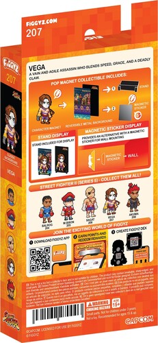 Buy FiGGYZ - Street Fighter 2 - Vega (Player 2) Magnetic Collectible at ...