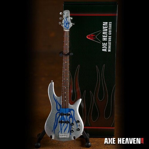 Buy Robert Trujillo Metallica Blue Flame Mini Bass Guitar Replica ...