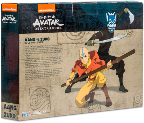 Buy McFarlane - Avatar TLAB Combo Pack - Aang vs Blue Spirit Zuko at ...