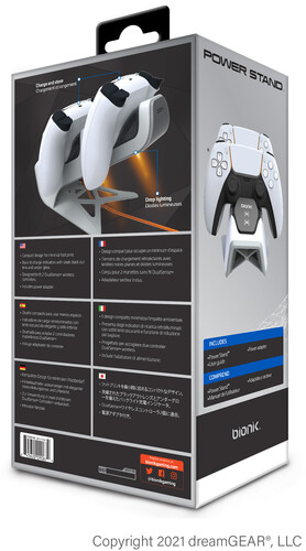 Buy Bionik BNK-9067 PS5 Power Stand - Dual Controller Dock Charge Stand ...