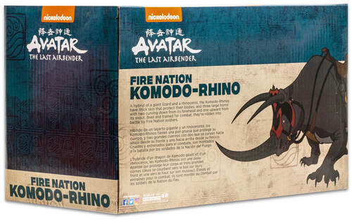 Buy McFarlane - Avatar TLAB - Fire Nation Komodo-Rhino Figure at ...