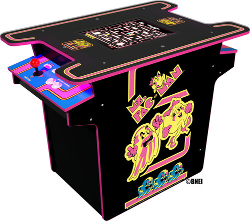 Buy Arcade1Up MS. PAC-MAN Head-to-Head Gaming Table with Light Up Decks ...