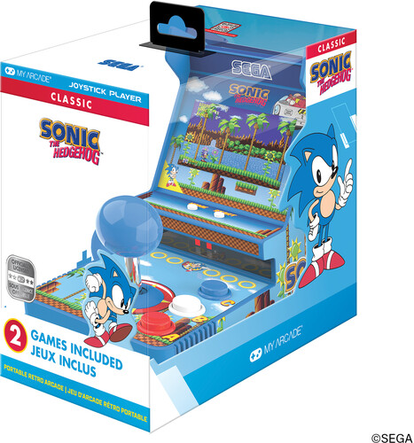 Buy MyArcade DGUNL-7157 Sonic The Hedghog Joystick Player Portable ...